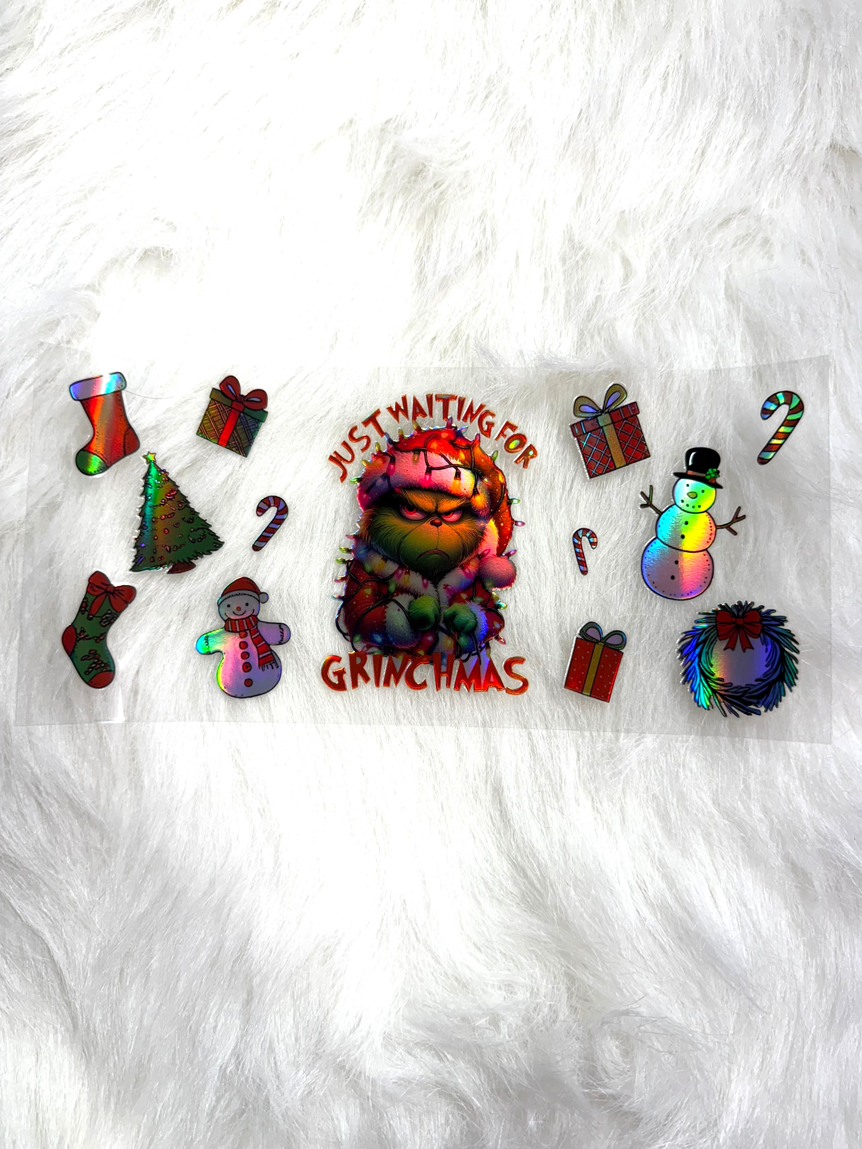 Holographic UV DTF Gman Just Waiting Wrap Sticker #48 – The Kraft Shop ...